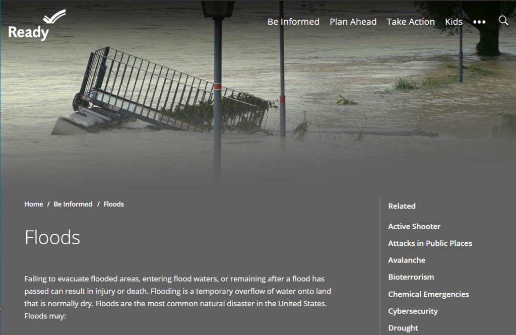 Floods - Ready.gov | ChucktownFloods